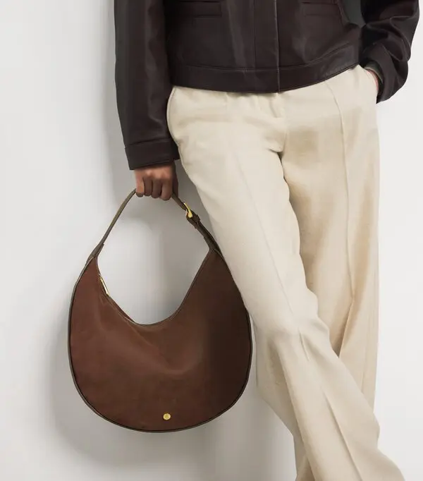 Harrods Crescent Shoulder Bag