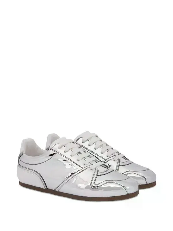 Moschino Metallic Sneakers