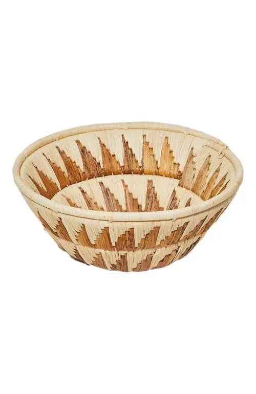 INDEGO AFRICA Kire Deep Bowl Basket - Brown And Natural