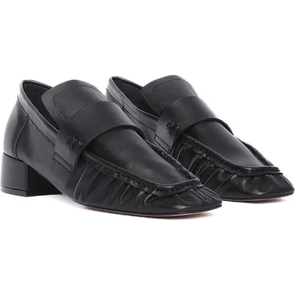 MAGUIRE Navas Leather Loafer - Black
