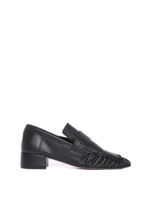 MAGUIRE Navas Leather Loafer - Black