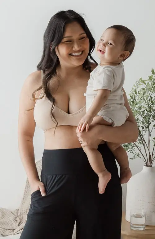 KINDRED BRAVELY Busty Sublime Contour Maternity & Nursing Brasizing Available From E-i Cup - Beige
