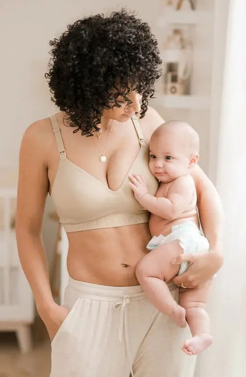KINDRED BRAVELY Busty Sublime Contour Maternity & Nursing Brasizing Available From E-i Cup - Beige