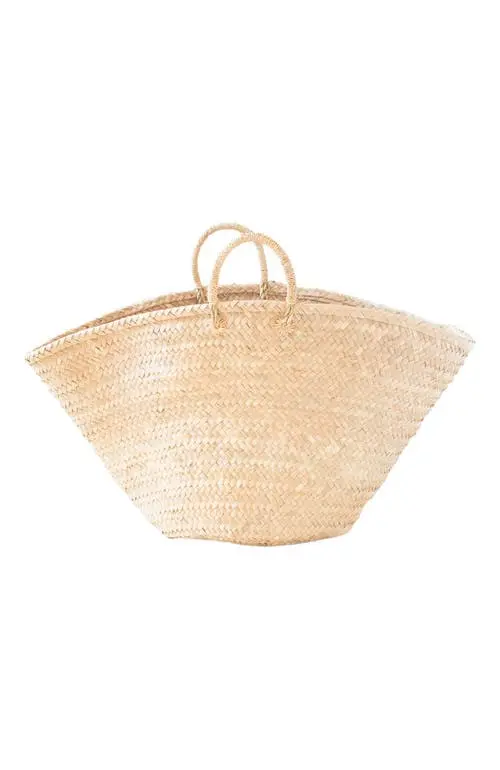 INDEGO AFRICA Oversized Palm Basket - Natural