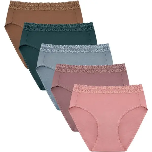 KINDRED BRAVELY High-waisted Postpartum Underwear Pack - Dusty Hues