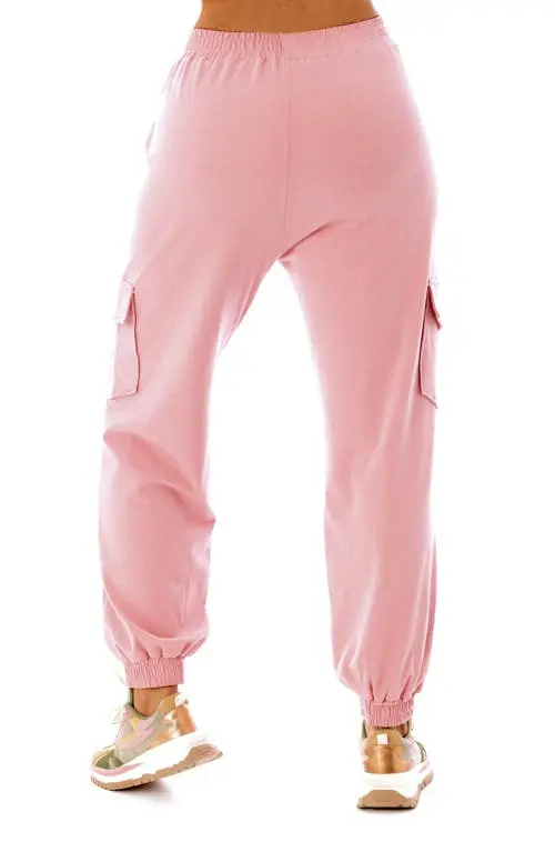 DAI MODA Cargo Joggers - Blush