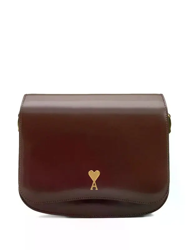 Ami Paris Shoulder Bag - Brown