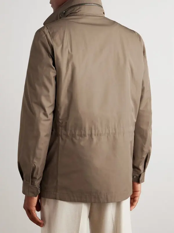 Loro Piana Traveller Slim-fit Shell Jacket - Brown