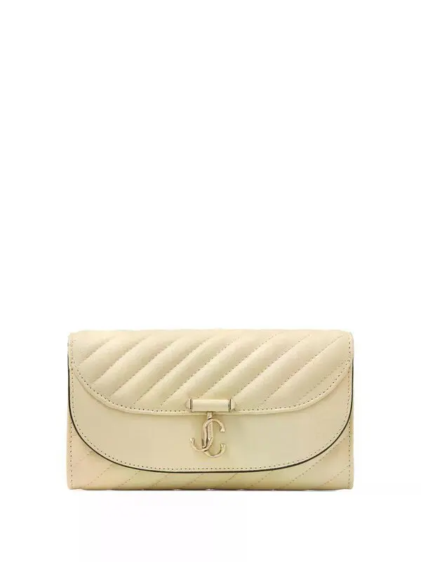 JIMMY CHOO Quilted Leather Wallet - Yellow