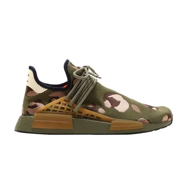 Adidas Pharrell X Nmd Human Race Animal Print Olive - Green
