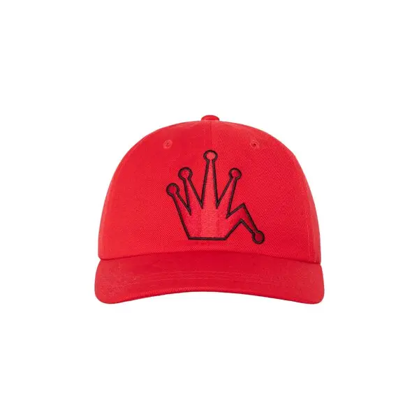 StÜssy Low Profile Bent Crown Snapback - Red