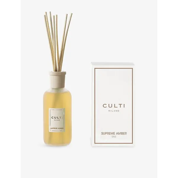 CULTI Supreme Amber Scented Classic Stile Diffuser Set - One-color