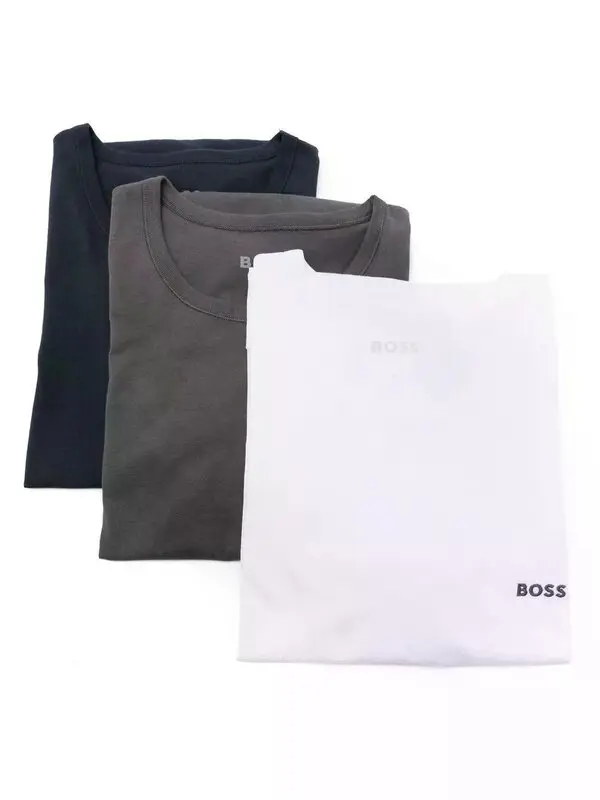 BOSS Embroidered-logo T-shirt Pack - Multicolour