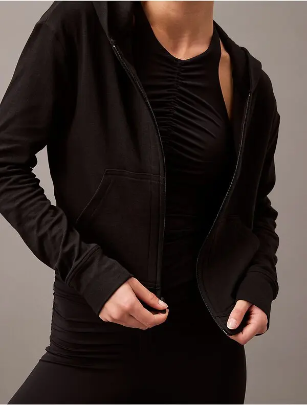 Calvin Klein Terry Lounge Zip Hoodie - Black