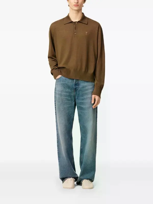 AMI Paris De Coeur Polo Shirt