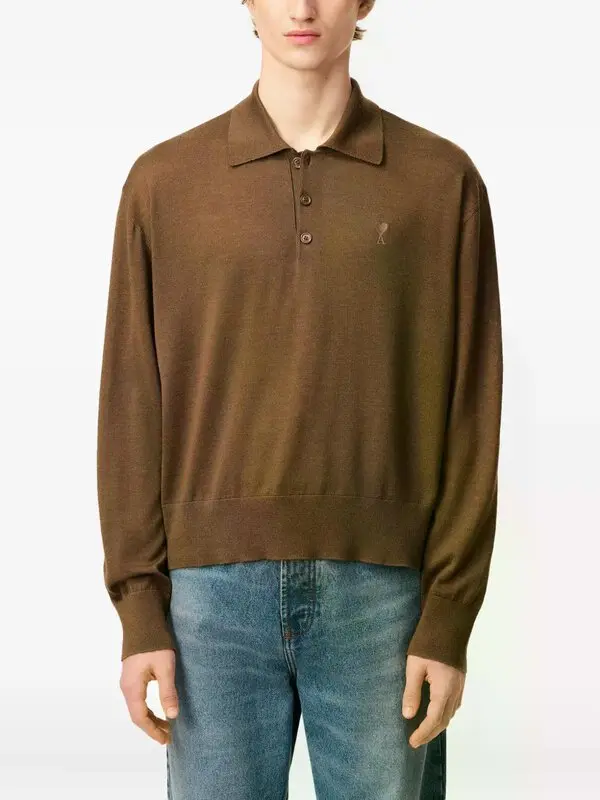 AMI Paris De Coeur Polo Shirt