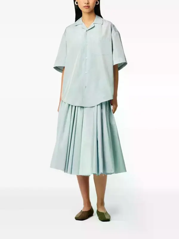 AMI Paris Short-sleeve Button-up Shirt
