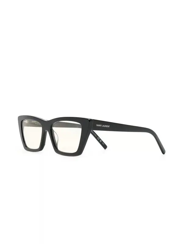 Saint Laurent Logo-lettering Cat-eye Sunglasses