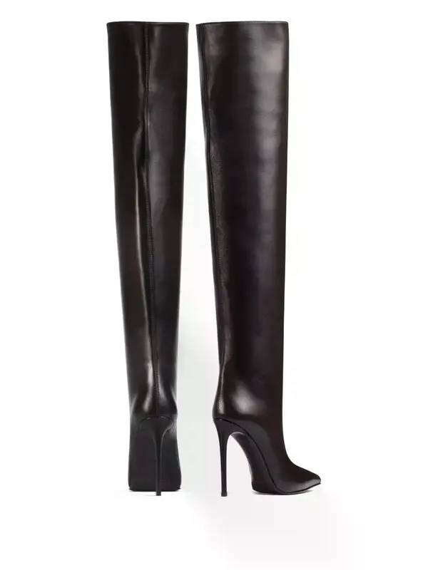 LE SILLA Eva 120mm Over-the-knee Boots - Brown