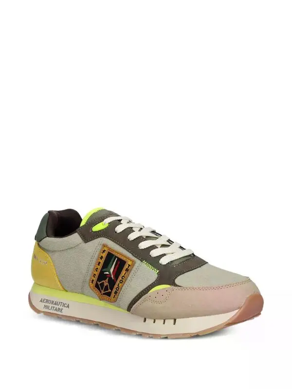 AERONAUTICA MILITARE Embroidered-logo Retro Sneakers
