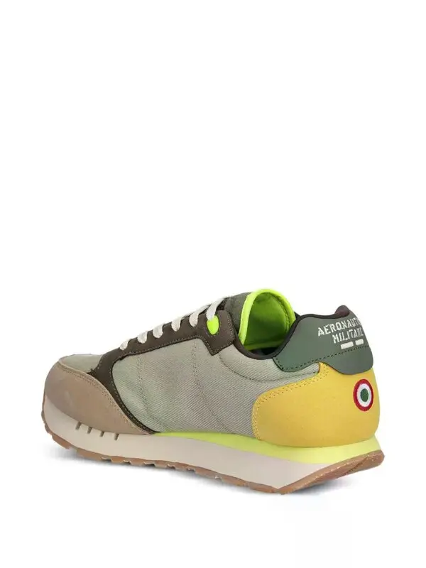 AERONAUTICA MILITARE Embroidered-logo Retro Sneakers
