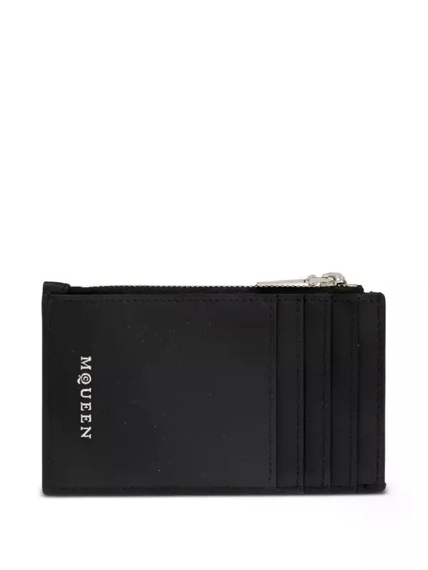Alexander McQueen Zippered Leather Wallet