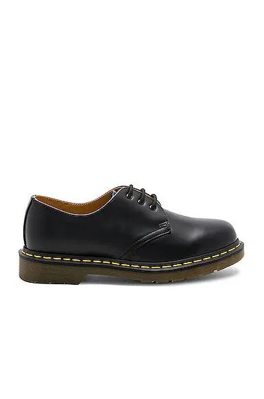 Dr. Martens 1461 3 Eye Gibson Shoe - Black