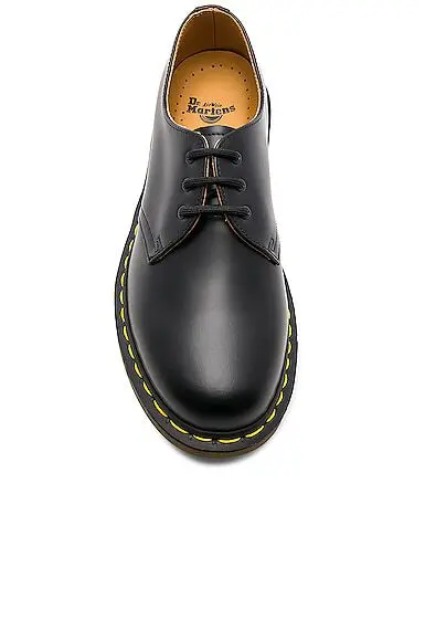 Dr. Martens 1461 3 Eye Gibson Shoe - Black
