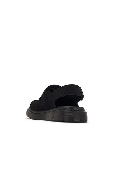 Dr. Martens Jorge Buckled Suede Slip-on - Black