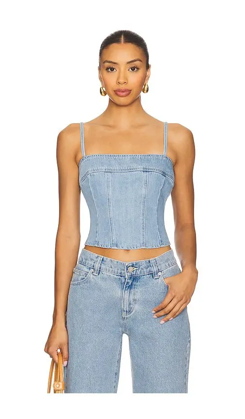 L'Agence Arlin Tank Top - Blue