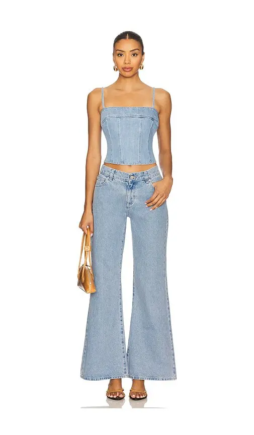 L'Agence Arlin Tank Top - Blue