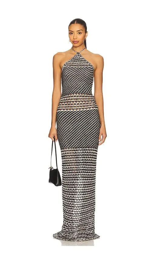 Tularosa Wisteria Maxi Dress - Black