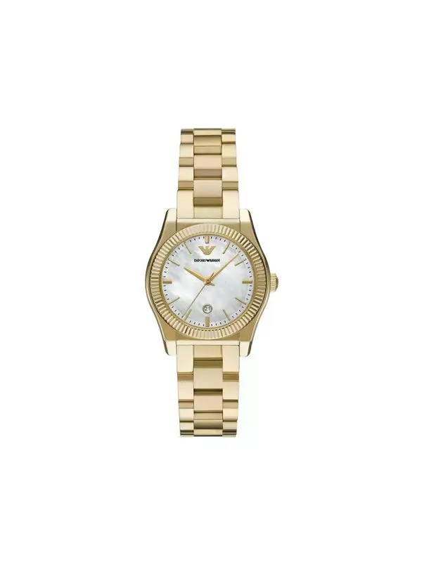 Emporio Armani Three-hand 32mm Watch - White