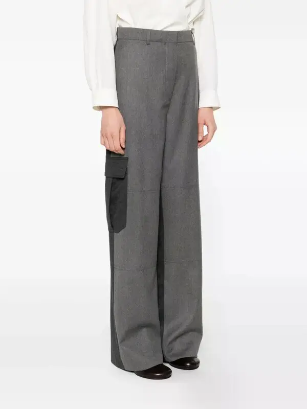 Stella McCartney Wool Straight-leg Trousers