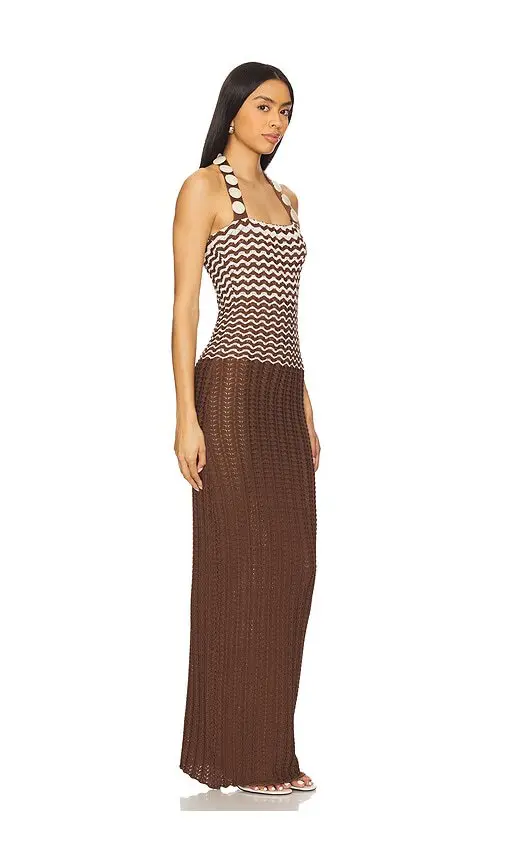 Azulu Neriah Knit Halterneck Dress