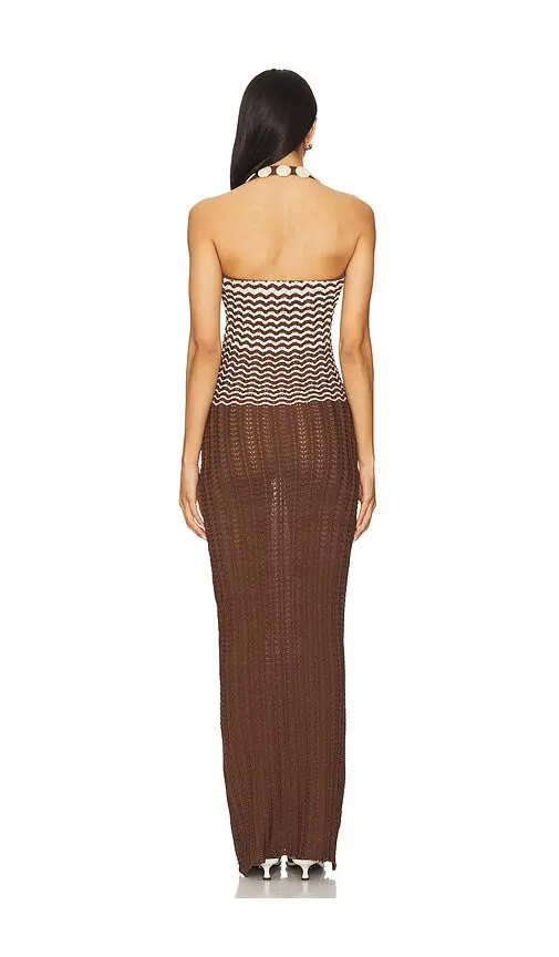 Azulu Neriah Knit Halterneck Dress