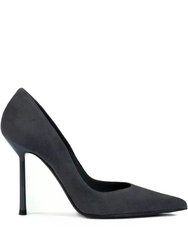 LE SILLA 100mm Bella Suede Pumps - Grey