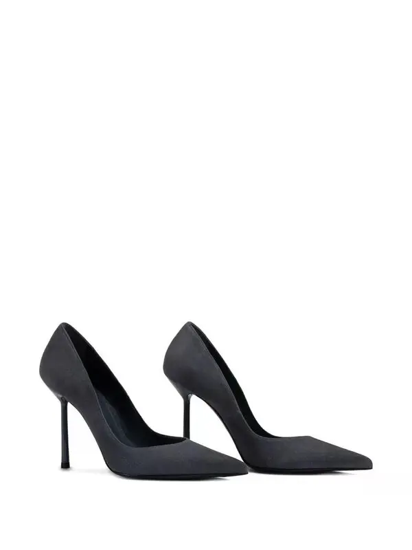 LE SILLA 100mm Bella Suede Pumps - Grey