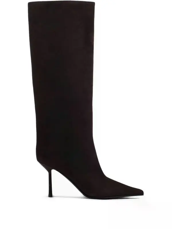 LE SILLA 80mm Bella Suede Boots - Brown