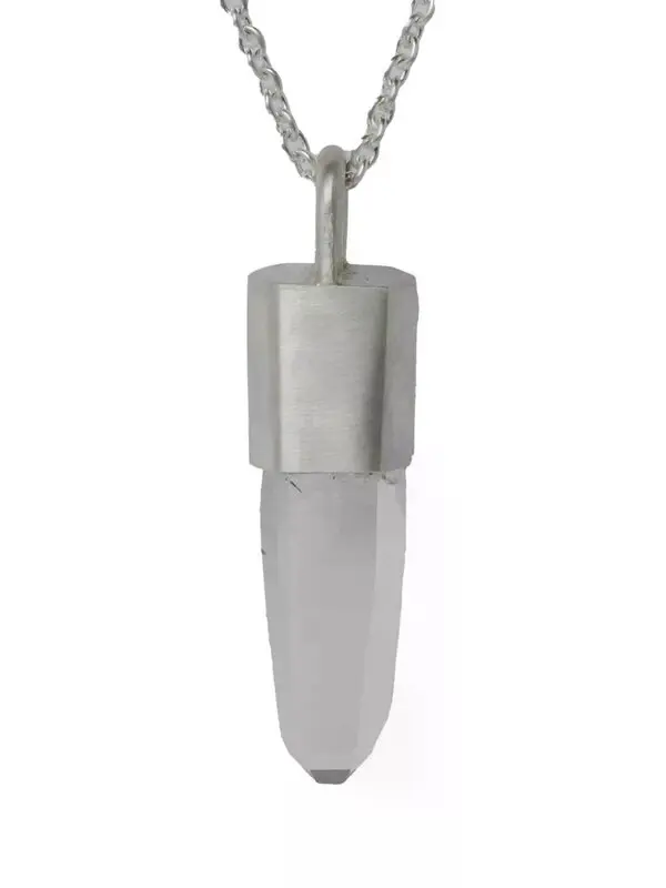 PARTS OF FOUR Sterling Talisman Quartz Necklace - Silver