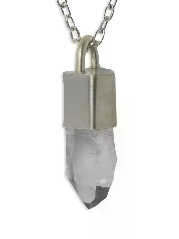 PARTS OF FOUR Sterling Talisman Quartz Necklace - Silver