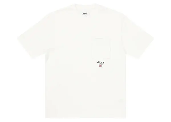 PALACE Slub Square Pocket T-shirt - White