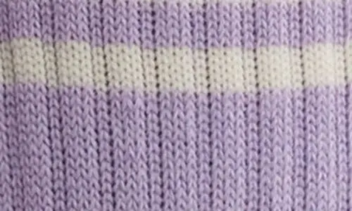 LE BON SHOPPE Girlfriend Stripe Quarter Socks - Iris