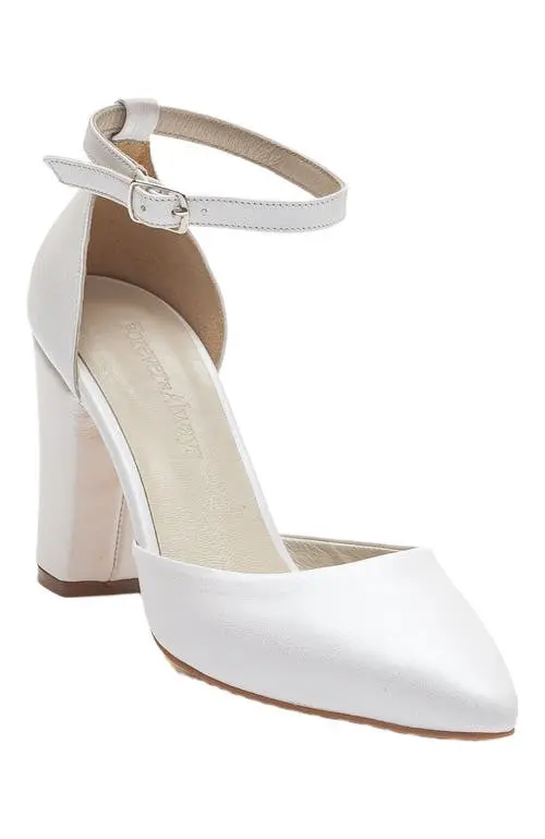 FOREVER & ALWAYS SHOES Gilda Bridal Pumps With Pearls