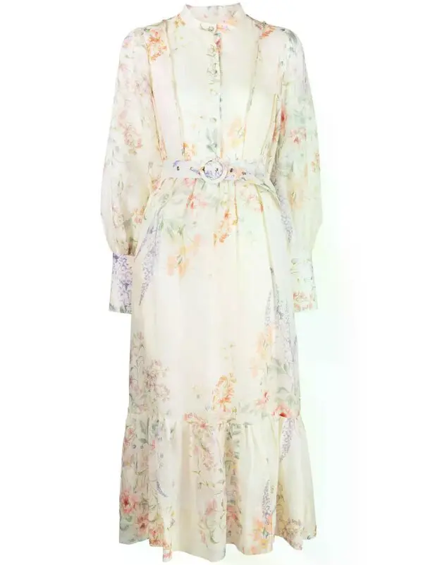 WE ARE KINDRED Primrose Belted Midi Dress