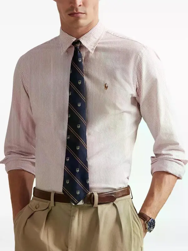 Polo Ralph Lauren Striped Button-down Shirt - Pink