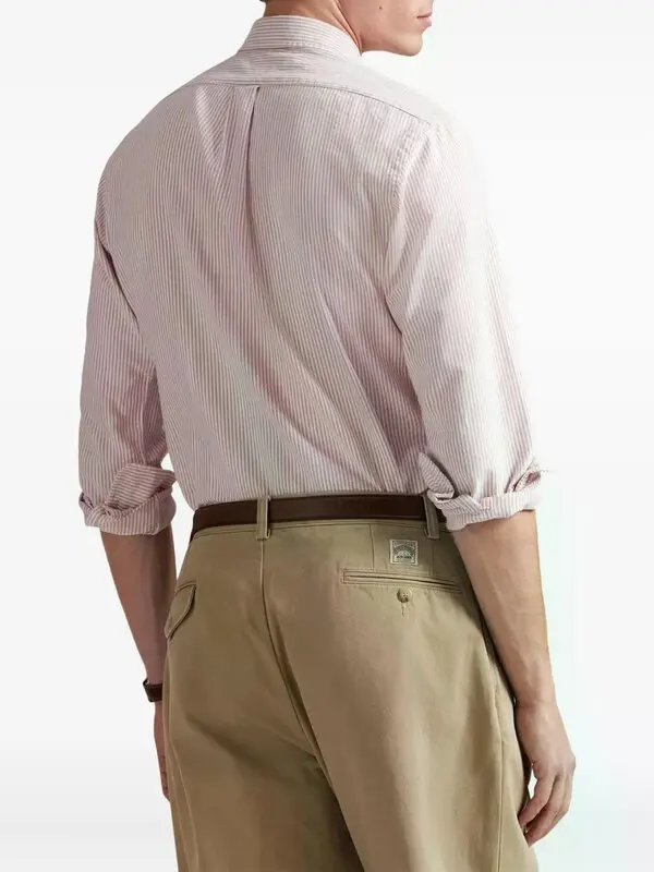 Polo Ralph Lauren Striped Button-down Shirt - Pink