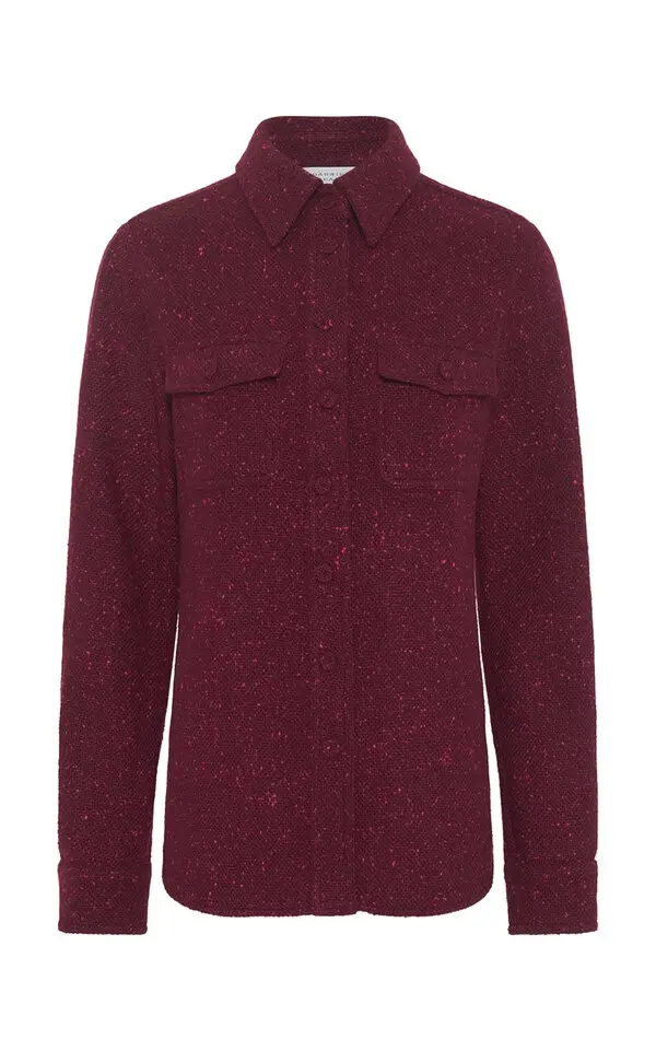 Gabriela Hearst John Austin Cashmere Shirt - Pink