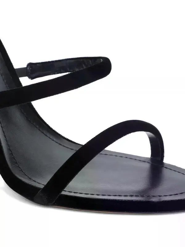 Rene Caovilla 105mm Leather Heeled Sandals