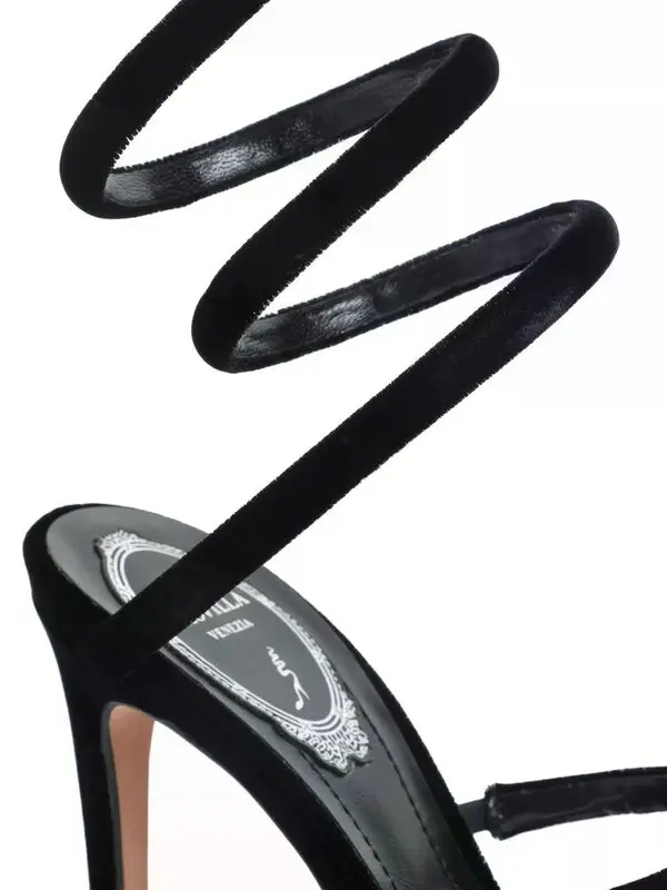 Rene Caovilla 105mm Leather Heeled Sandals